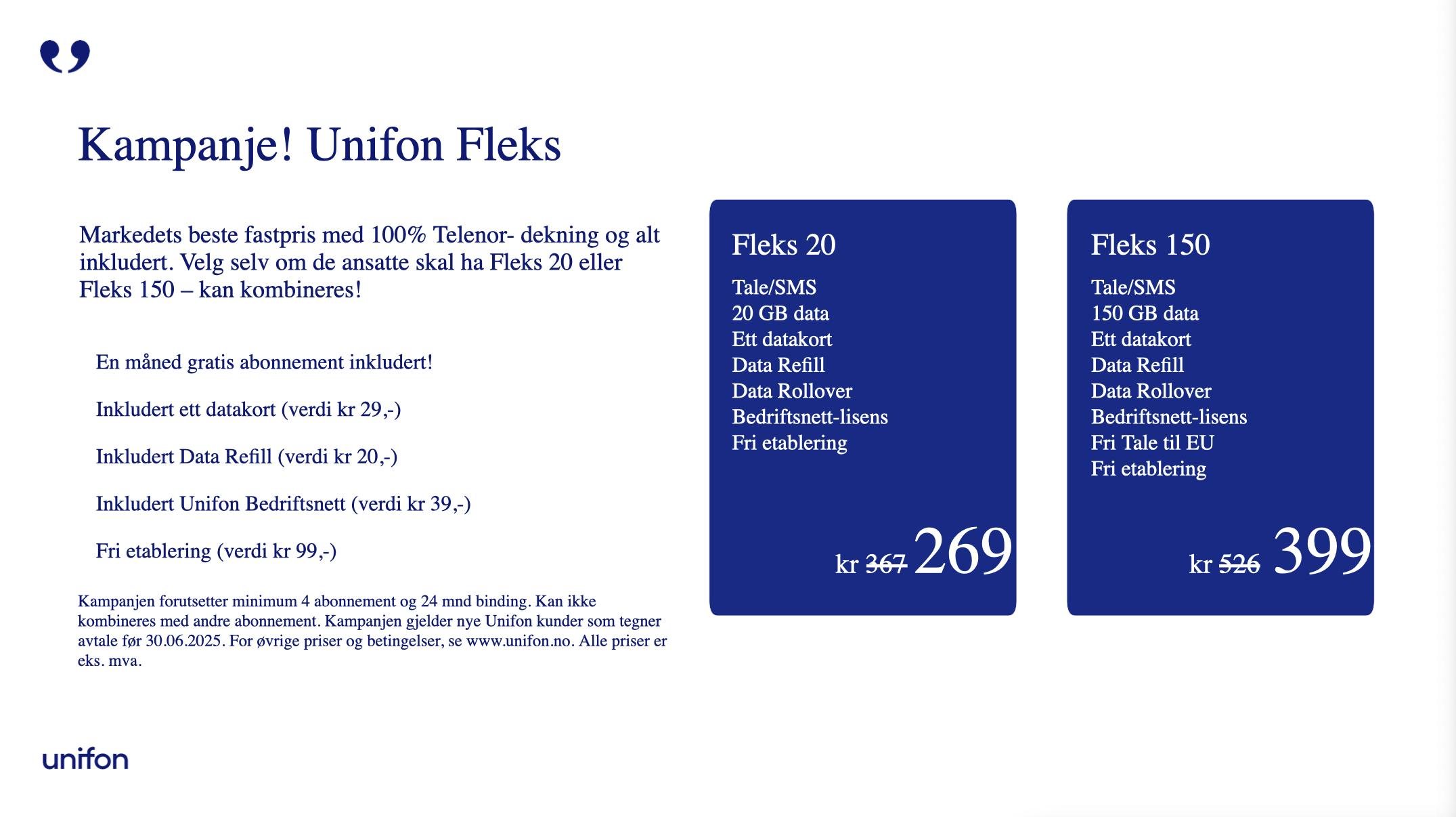 Unifon Mobilabonnement